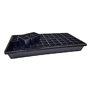 Extra Strength 6 Cell Seedling Starter Trays, 60 Pack (360 Cells), for Seed Germination and Plant Propagation Planting Starting Plugs