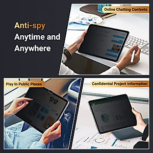 MoKo Privacy Screen Protector for iPad 10th Generation 10.9 Inch 2022, Anti-Spy Tempered Glass Screen Film Guard iPad 10.9-inch 2022 10th Generation, Matte