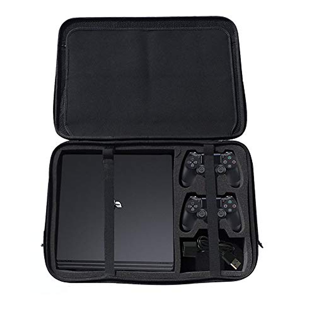 KT-CASE Playstation 4 Case, Playstation 4 Slim/Playstation 4 Pro Console Storage Box PS4 Pro Bag (Black)