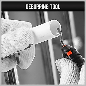 HORUSDY Pipe Cutter | Tubing Cutter 3/16" - 2"O.D | Mini Tubing Cutter 1/8" - 7/8" | Copper Pipe Cutter Tool with Deburring Tool, Copper Cutter, for Copper, and Thin Stainless Steel Tube