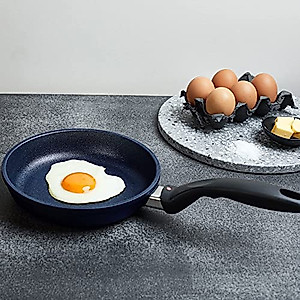 Swiss Diamond 8 Inch Frying Pan - HD Nonstick Diamond Coated Aluminum Skillet - PFOA Free, Dishwasher Safe and Oven Safe Fry Pan, Grey