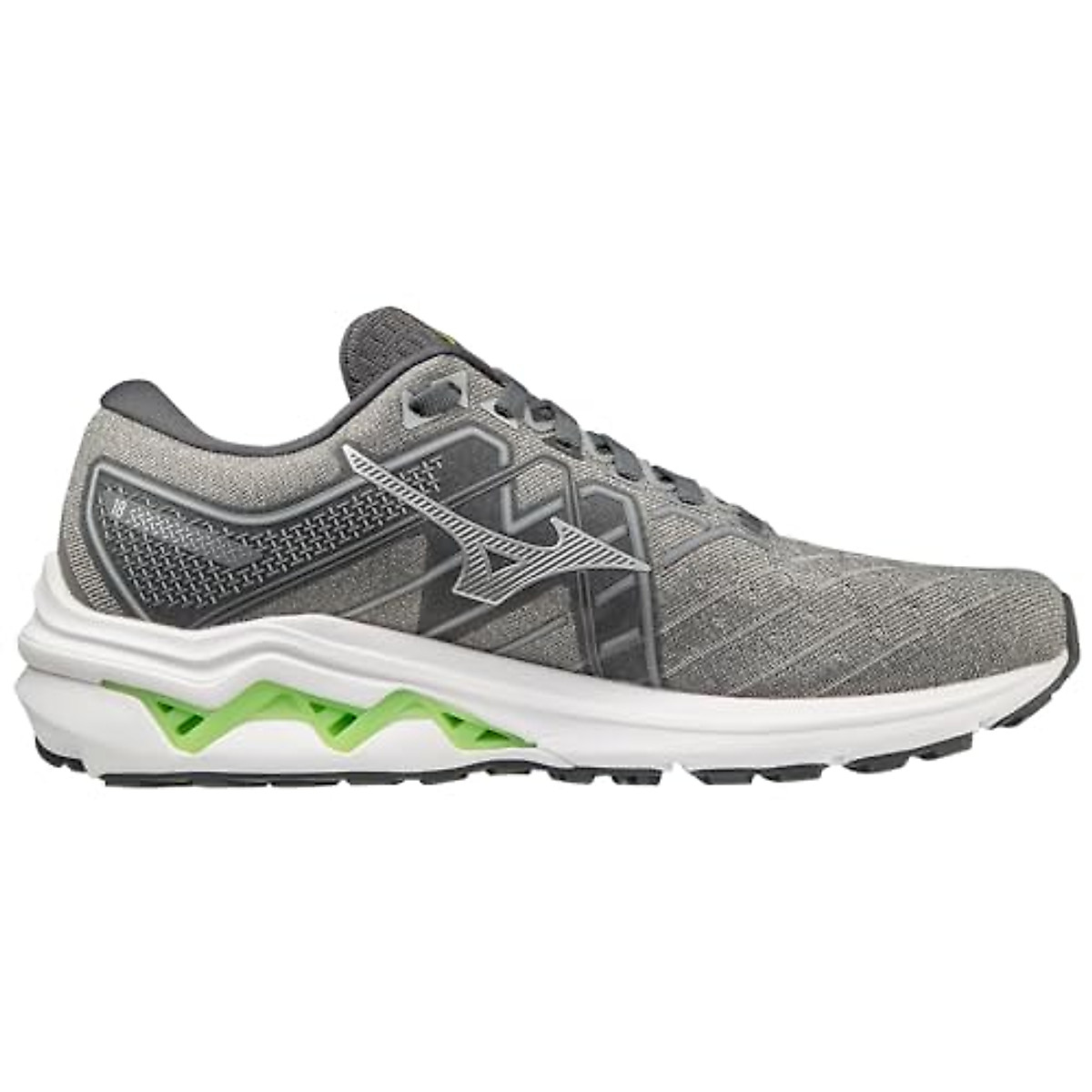 Mizuno womens Wave Inspire 18 Running Shoe, Ultimate Grey-silver, 9 Wide US