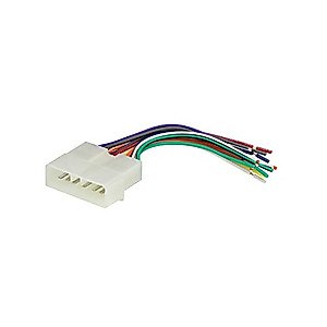 Scosche JE01B Compatible with 1988-96 Jeep/Eagle Power Speaker Connector Wire Harness for Aftermarket Stereo Installation with Color Coded Wires