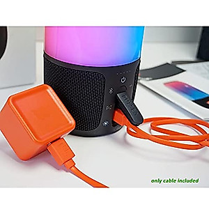 Alitutumao Replacement Flip 3 Flat USB Micro Charging Cable Flip 4 Charger Cord Compatible with JBL Charge 3 Flip 4 Pulse 3 Charge 2 Flip 2 Pulse 2 Go Trip Clip Charge 2 Plus Wireless Speaker, 3.3FT