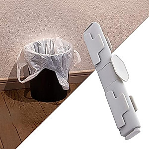 Colcolo Portable Gare Sorting Clip Sorting Bin Trash Can Accessories Household Classification Trash Folder for Camping Cupboard, Grey