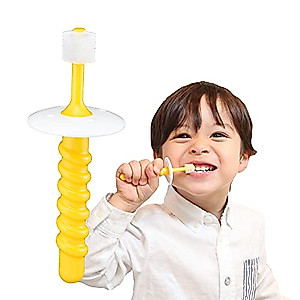Perfect for Early Brushers Safety Plate Equipped! for Infant and Toddler up to 3 Years of Age, Completely Soft, Gentle, and Painless! Feel Great All-New 360-degree Toothbrush Baby Plus Made in Japan