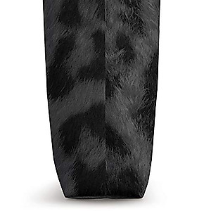 Black Leopard Print - Cool Black Cheetah Pattern style Tote Bag
