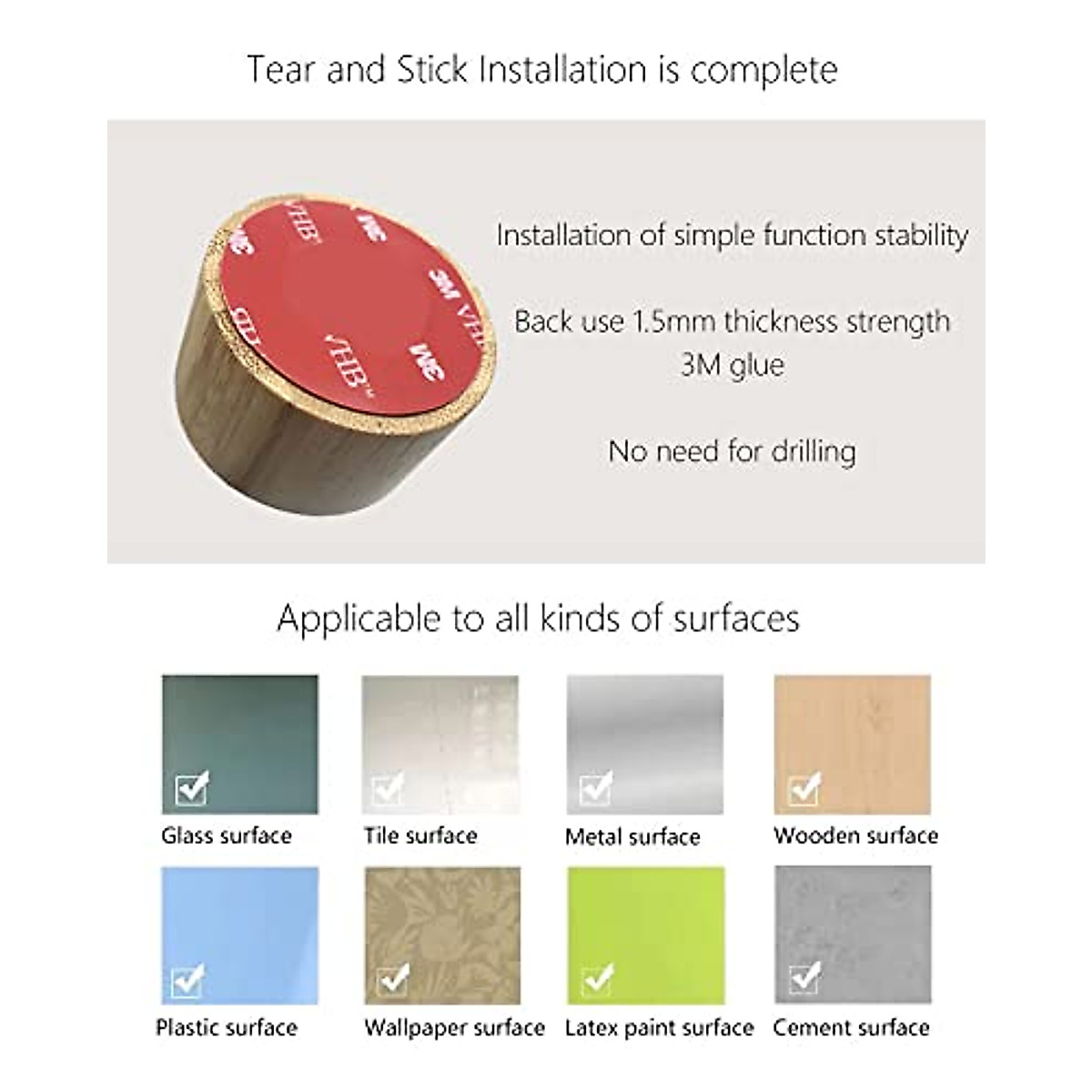 Knife Wall Mount Holder Magnetic Adsorption,Free Fetching,Does not need to be perforated in the wall.