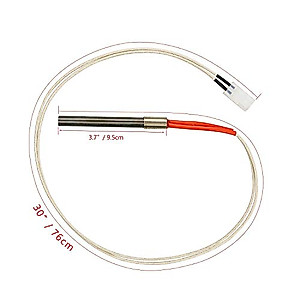 QuliMetal Replacement Hot Rod Ignitor Kit for Traeger Wood Pellet Grills, Traeger Replacement Parts Hot Rod/Grill Igniter - 2 Sets of Durable Hot Rod Ignitor with 2 Fuses