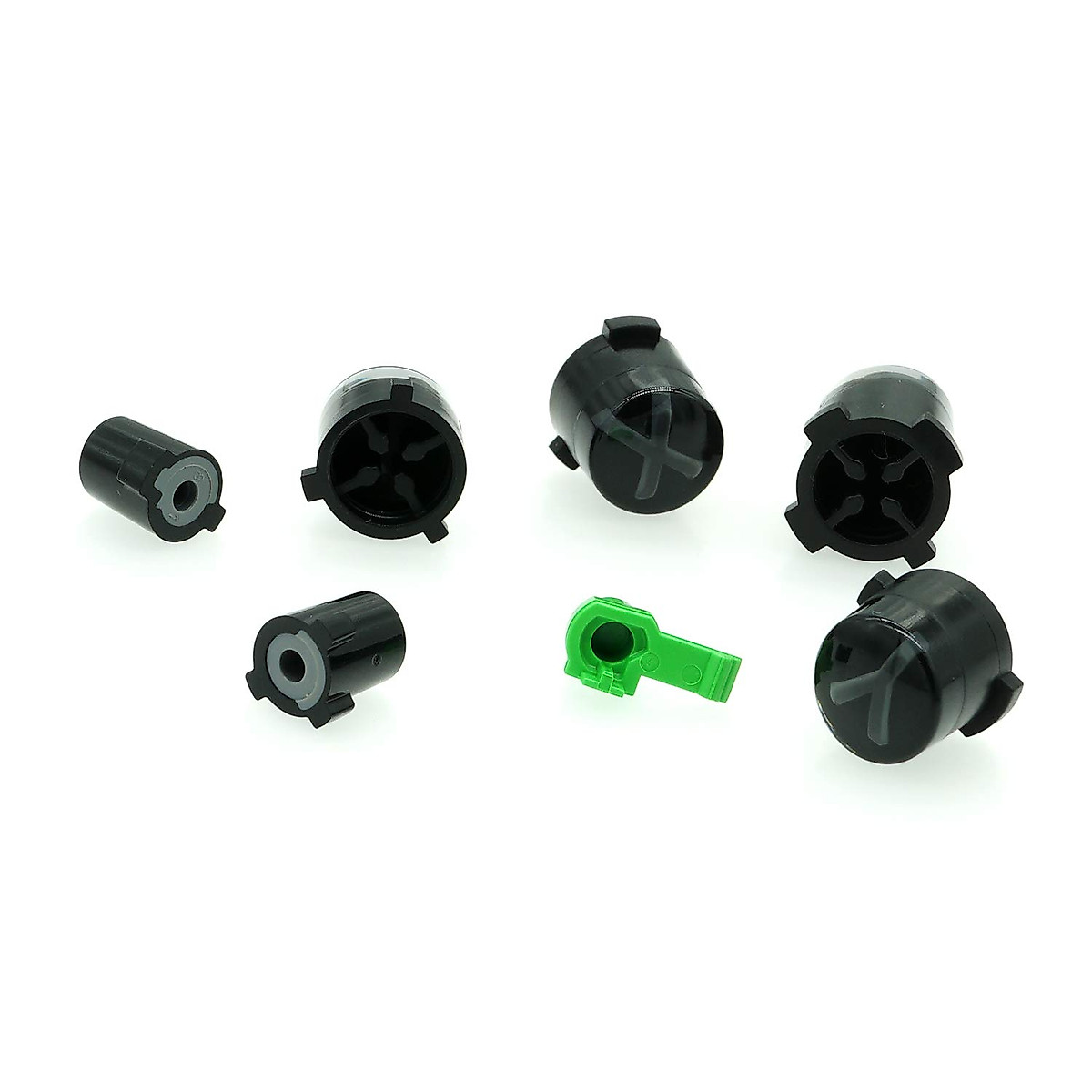 PartEGG Original ABXY Buttons Letters Mod + View/Menu/Xbox/Sync Button Full Set Replacement for Xbox One Elite Controller 1698