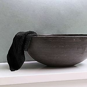 White Classic Luxury Hand Towels | 6 Pack Luxury Cotton Washcloths | 12 Pack Bundle (Gray)