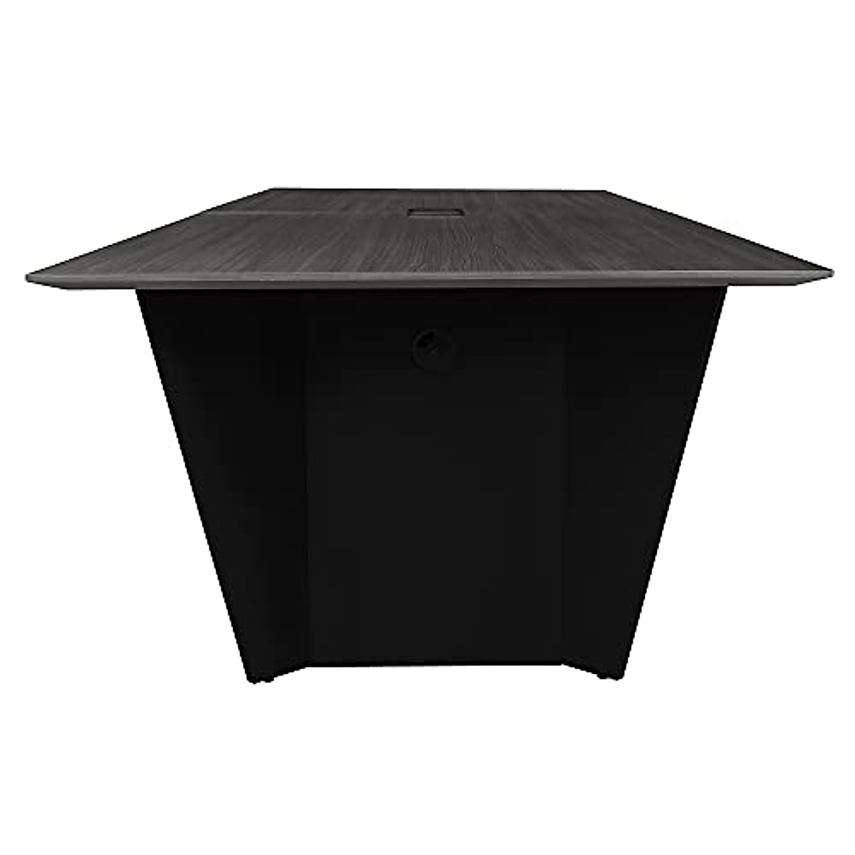 Regency Conference Room Table, 8 ft, Ash Grey/Black