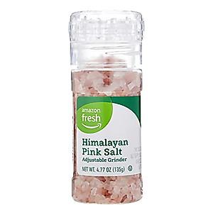 Amazon Fresh, Pink Himalayan Salt Grinder, 4.77 Oz