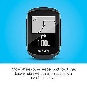 Garmin Edge® 130 Plus, GPS Cycling/Bike Computer, Download Structure Workouts, ClimbPro Pacing Guidance and More (010-02385-00), Black