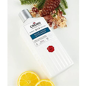 Cremo Barber Grade Blue Cedar & Cypress 2-in-1 Shampoo & Conditioner, 16 Fl Oz (2-Pack)