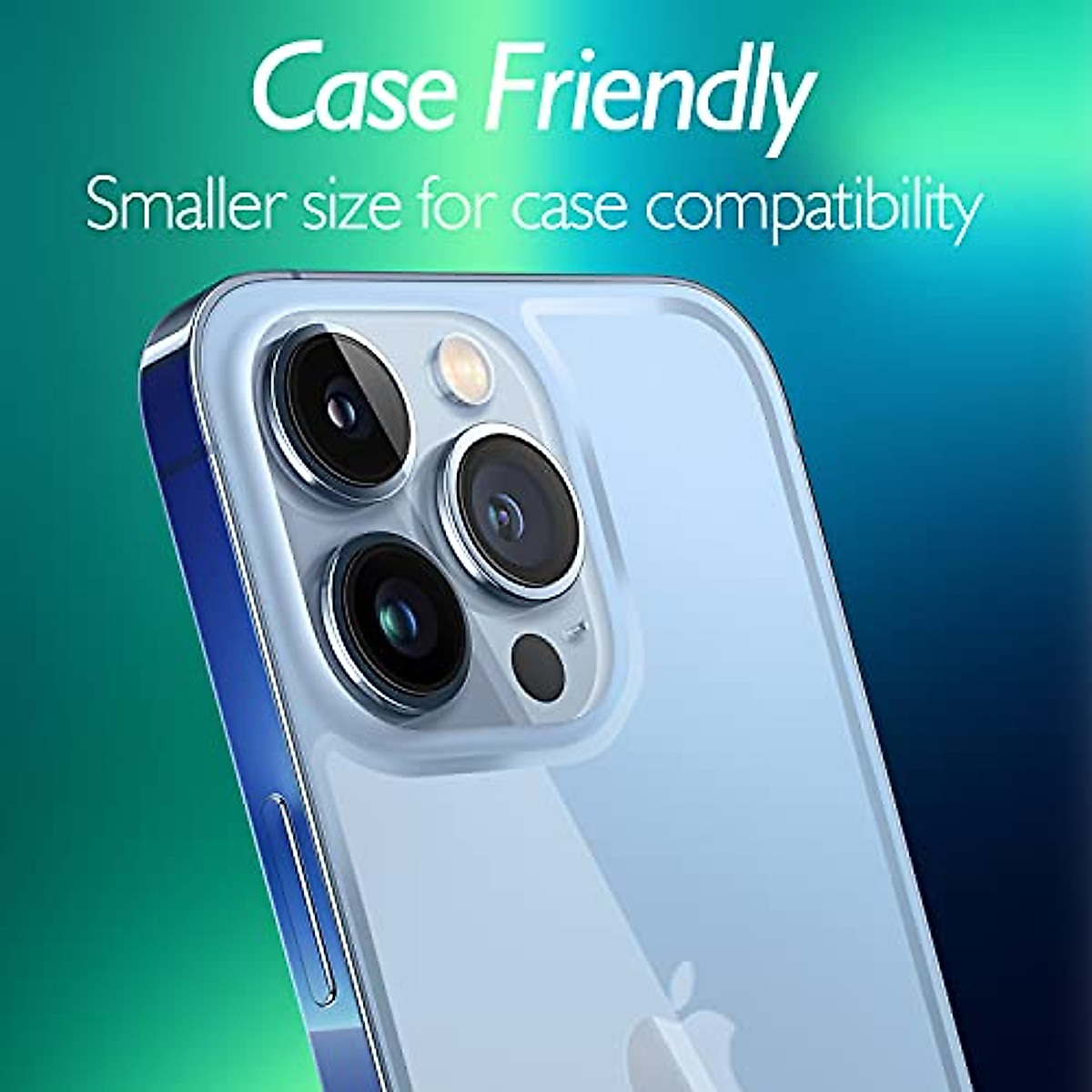 Shacoryze Back Screen Protector for iPhone 13 Pro [3-Pack], Rear Tempered Glass [Haptic Touch] Temper Glass Film Premium HD Clarity Anti-Fingerprint/Scratch Compatible with iPhone 13 Pro (6.1 inch)