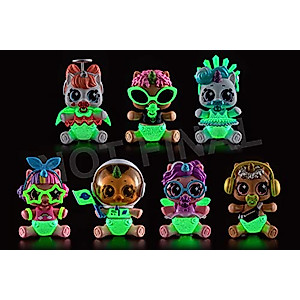 5 Surprise Unicorn Squad Series 6 Newborn Unicorn Glow Squard (2 Pack) by ZURU, Amazon Exclusive Mystery Collectible Toys, Mini Glow in The Dark, Collectable Capsule