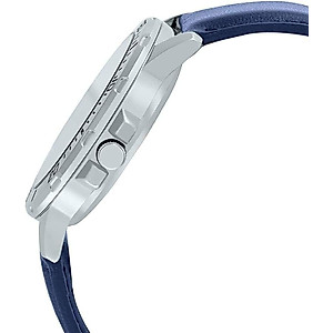 Casio MTP-VD01L-2BV Men's Enticer Blue Leather Band Blue Dial Casual Analog Sporty Watch