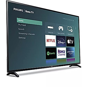 PHILIPS 50-Inch Class 4K 2160p Roku Smart LED TV HDR Works with Alexa & Google Assistant 50PFL4756/F7 (Renewed)