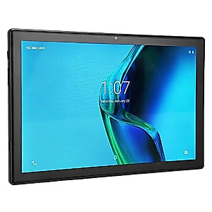 Airshi 10.1 Inch Tablet, 8GB RAM 128GB ROM 5G WiFi Octa CPU 4G LTE Tablet PC 13MP Rear Camera for Business for Work (Black)