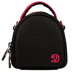 Protective Slim Camera Case Pouch Bag Compatible with Akaso EK7000, Brave 4 6 Plus 7 LE, V50X V50 Pro SE Elite Action Camera (Pink)