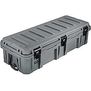 SR-110 Crossover Overland Cargo Case, Equipment Hard Case, Roto Molded, Stackable with Pad-Lock Hasp, Strap Mountable, TSA Standard, IPX4 Rated (Gray)