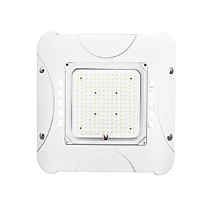 Fengll 150W LED Canopy Lights Outdoor - Ultra Efficient Recessed Surface Mount Gas Station Light - High Bay Carport or Parking Garage Lamp 20250lm 5000k DLC Approved
