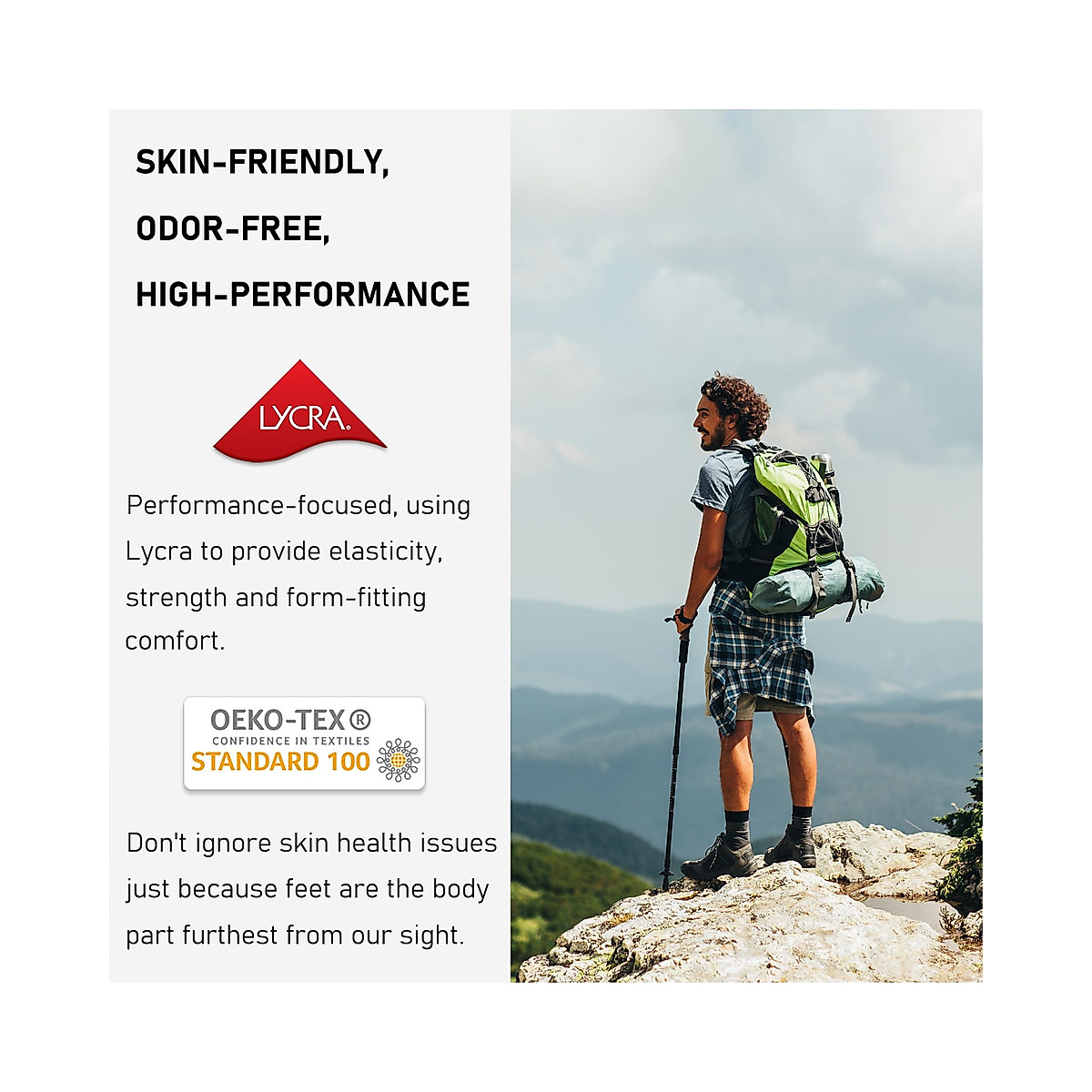 SITOISBE Cushioned Compression Unisex Mid-crew Socks 4-Pack, X-Large, White