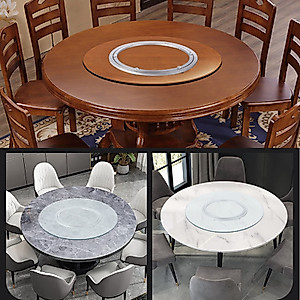 8-28 Inch Aluminium Lazy Susan Turntable Bearing Round Table Swivel Base Rotating Bearing Turntable 360 Degree Rotating For Dining Table TV Computer Monitor