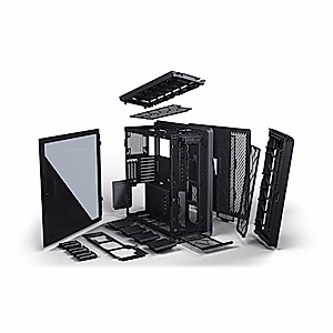 Phanteks Enthoo 719 (PH-ES719LTG_DBK01) High Performance Full Tower Case – Tempered Glass, Aluminum panels, dual system/psu support, massive storage, Fan Hub, Digital-RGB lighting, Black