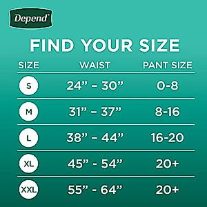 Depend Fresh Protection Adult Incontinence & Postpartum Bladder Leak Underwear for Women, Disposable, Maximum, Medium, Blush, 30 Count, Packaging May Vary