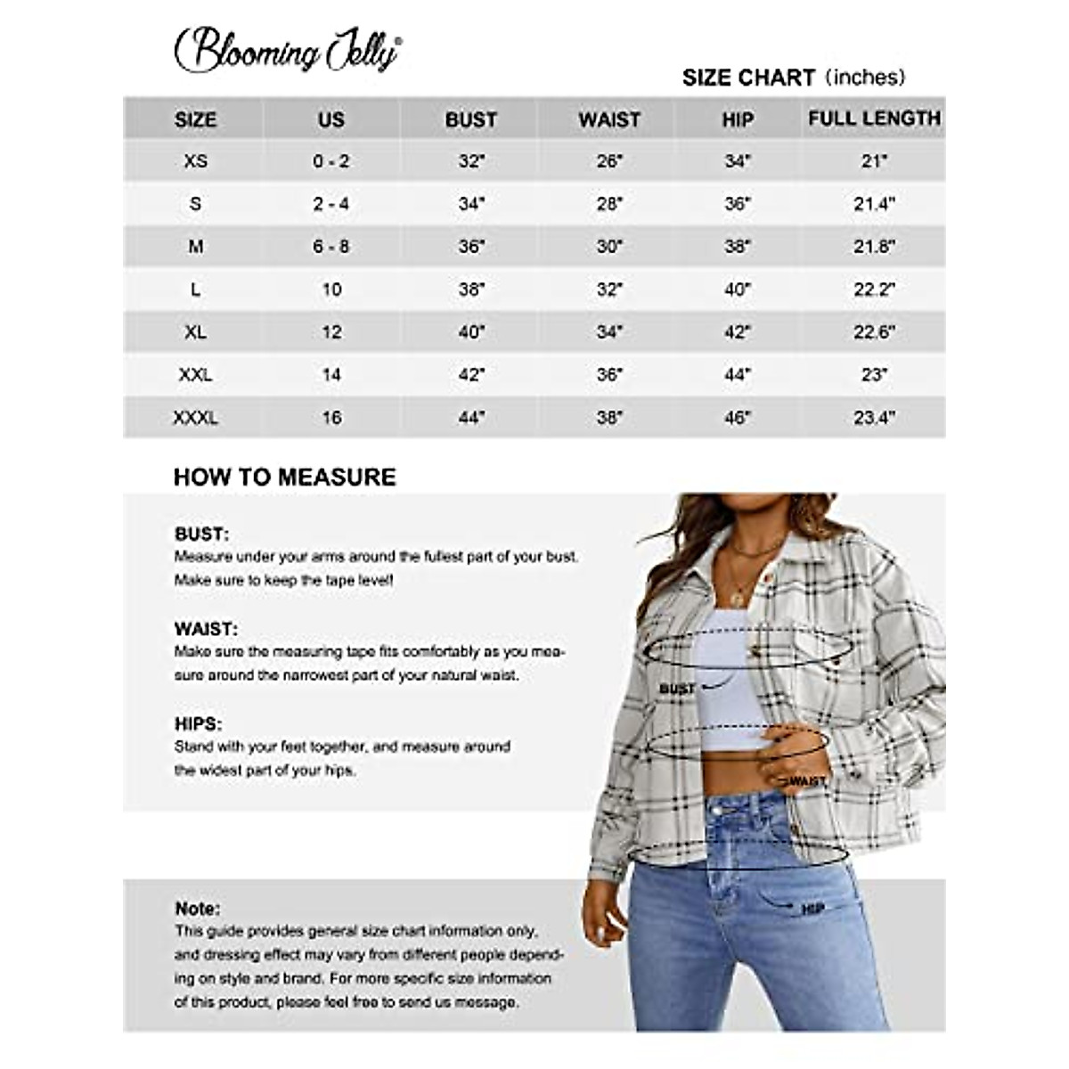 Blooming Jelly Womens Flannel Shirts Cropped Button Down Plaid Jackets Oversized Shackets Long Sleeve Tops(X-large,Khaki Plaid)