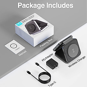 Airpods Pro Charger, Wireless Charger for Airpod 3rd/Airpods Pro 2nd/Airpods Pro/Airpods, Plastic Wireless Charging Station Wireless Charging Pad Charging Mat for Apple Airpod Earbuds Earpods Pink