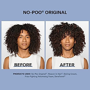 DevaCurl No-Poo Original Zero Lather Cleanser For Rich Moisture, 3 fl. oz.