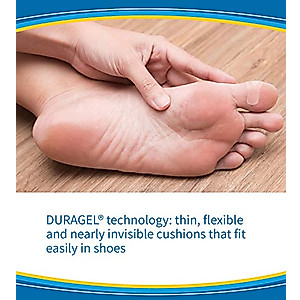 Dr. Scholl's CORN CUSHION with Duragel Technology 6ct Cushioning Protection against Shoe Pressure and Friction that Fits Easily In Any Shoe for Immediate and All-Day Pain Relief Packaging May Vary