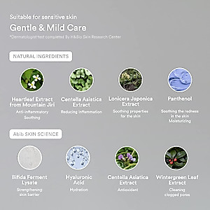 Abib Heartleaf Calming Toner Skin Booster 7.1 fl oz / 210ml I Toner for Senstive Skin, Irritated Skin, Instant Relief for Acne