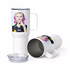 GIYOMGIYOM Felix Mexico Concert Inspired Travel Mug with a Handle– SKZ Fan STAY Must-Have (25oz / 40oz)