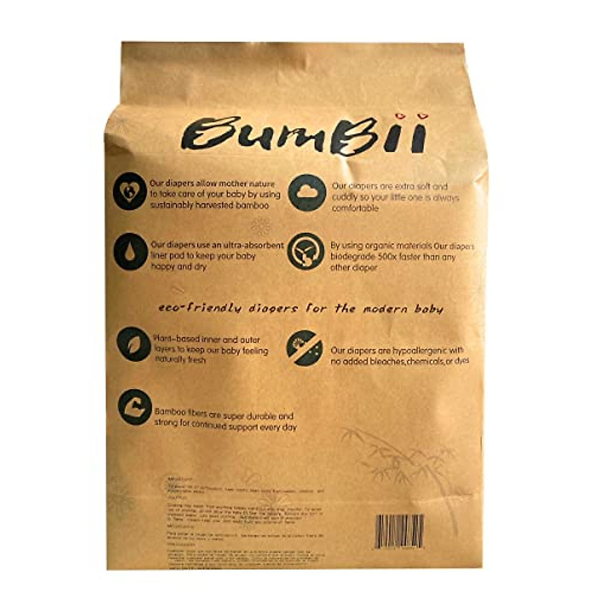 Bumbii Biodegradable Diapers (S)