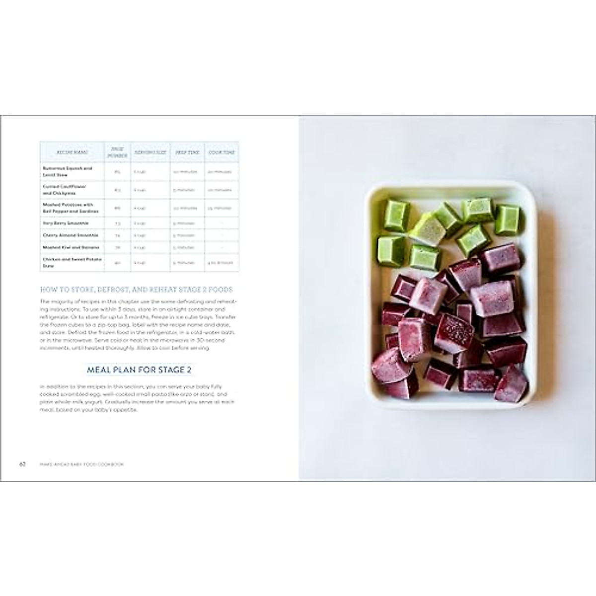 Make-Ahead Baby Food Cookbook: Meal Plans and Recipes for Every Stage