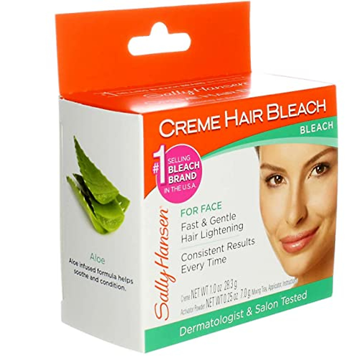 Sally Hansen Creme Hair Bleach for Face (2 Pack)
