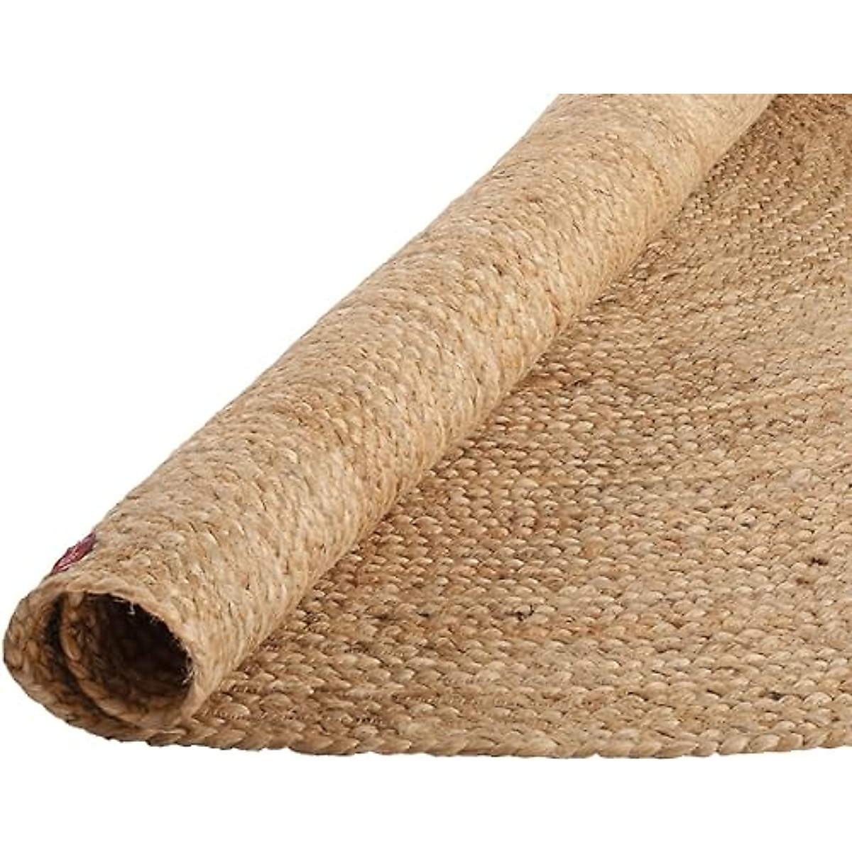 Hand Braided Round Jute Rug Area 4x4 Round Rug Custom Size Round Rug Indian Handmade Home Decor Round Rug 120x120 cm