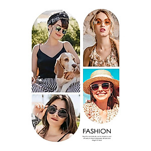 Damanse Eyeglass Chain,8 Pcs Eye Glasses Strap Holders around Neck For Women Stylish,Beaded Glasses Chain Sunglasses Mask Necklace Lanyard