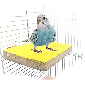 3 PCS Bird Perch Toy Set, Parrot Stand Platform, Bird Rope Swing Climbing Toy, Parrot Paw Grinding Perch Stick Cage Accessories for Parakeet Lovebird Cockatiel Finch Conure Exercise Training Toys