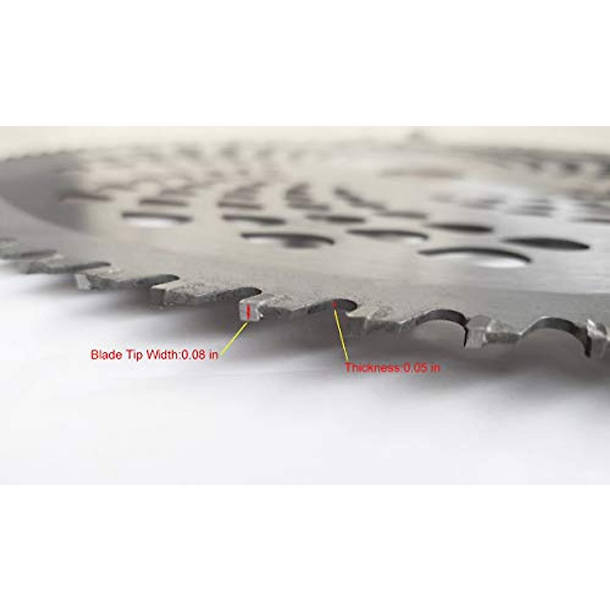 10" 80T Blade, Brush Cutter Trimmer Weed Eater Blade,Made from Premium Stainless Steel That Lasts Long(2 Pack)