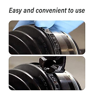 10PCS CV Boot Clamps Kit,Stainless Steel CV Axle Boot Clamp Tool,Adjustable CV Boot Banding Tool for Car Accessories Replacement