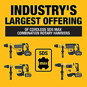 DEWALT 60V MAX Cordless Hammer Drill Kit, 1-9/16 in., (2) FLEXVOLT Batteries & Charger Included (DCH481X2)