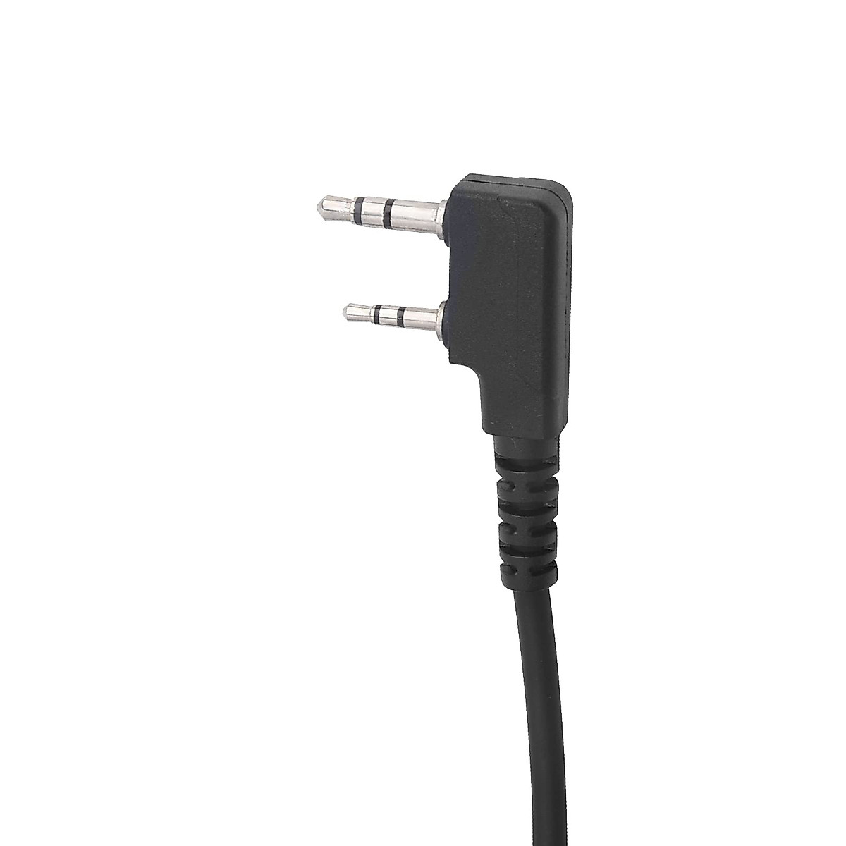 Pdflie uv-5r uv-82 Laryngophone Subvocal Mike Walkie Talkie Throat Vibration Microphone Neck Coiled Earpiece and Mic uv5r 2 Pin Tactical Military Headset for Baofeng Kenwood uv5r ar152 Ham Radio