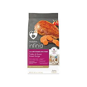 Infinia | Grain Free Adult Dog Turkey & Sweet Potato Comfort Care Digestive Health Blend Dog Food | 30 Pound (30 LB) Bag