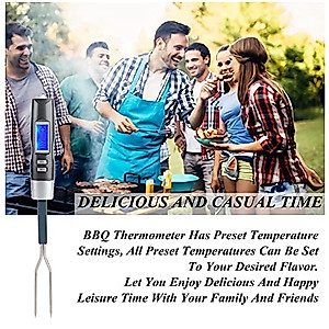 Meat Thermometer, Digital Thermometer Grill Fork, for Meat BBQ