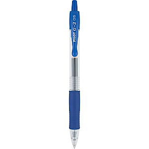 Pilot, G2 Premium Gel Roller Pens, Extra Fine Point 0.5 mm, Pack of 8, Blue